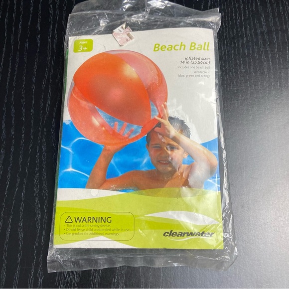 Clearwater | Toys | Clearwater Inflatable Beach Ball Vtg 4 Kmart ...